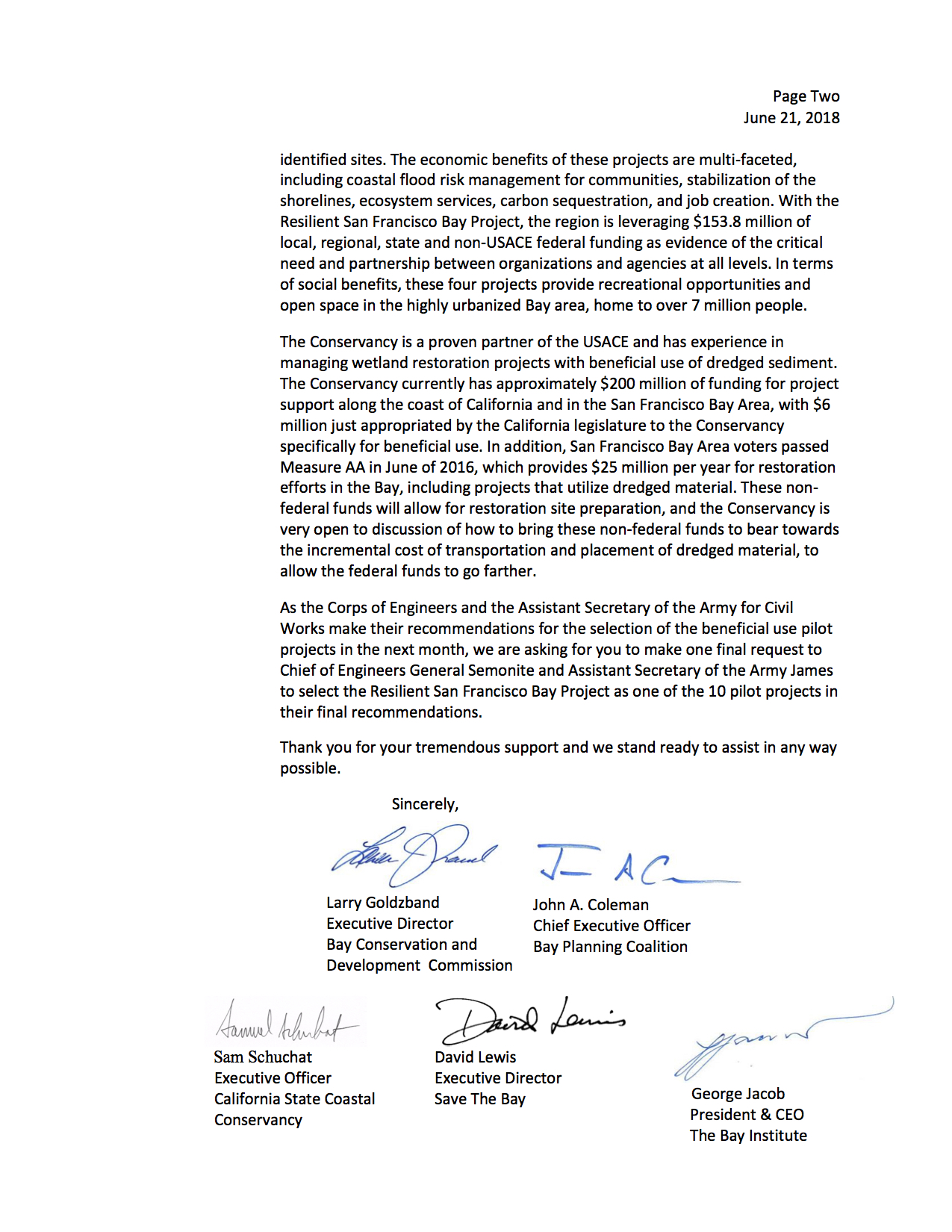 San Francisco Bay Coalition Letter – WIIN Act Section 1122 – Bay ...